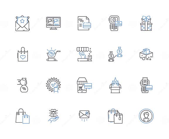 Maximizer Line Icons Collection. Efficiency, Optimization, Streamlining ...