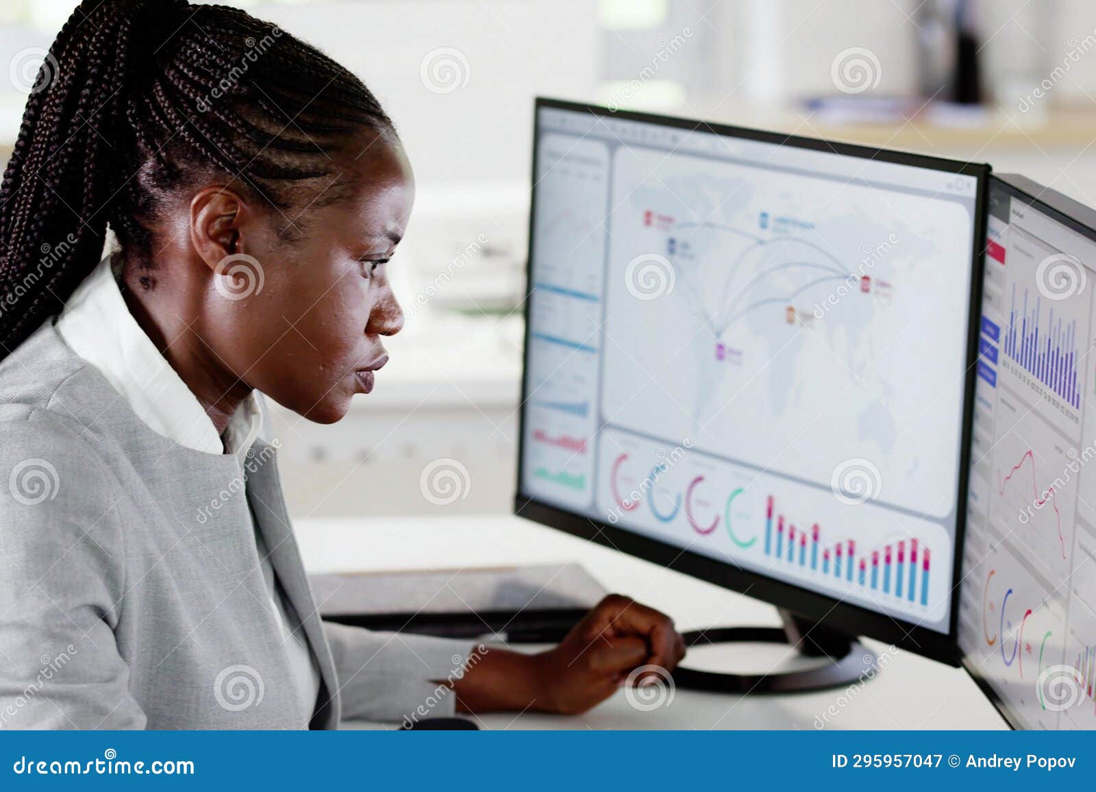 Maximizing Business Performance Stock Image - Image of analyst ...