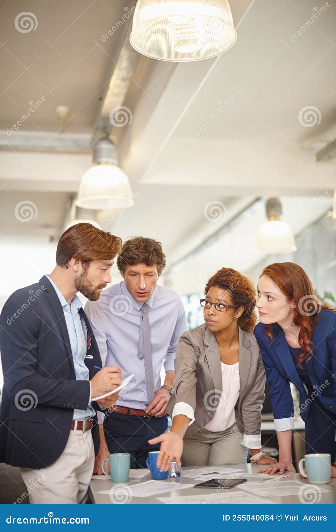 Maximizing Project Success with Teamwork. a Group of Colleagues Going ...