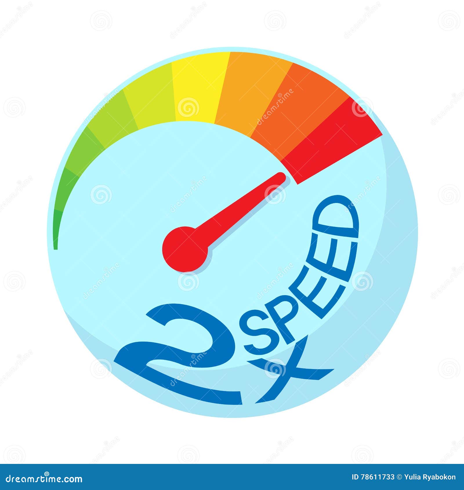 Maximum Acceleration Icon, Cartoon Style Stock Vector - Illustration of ...