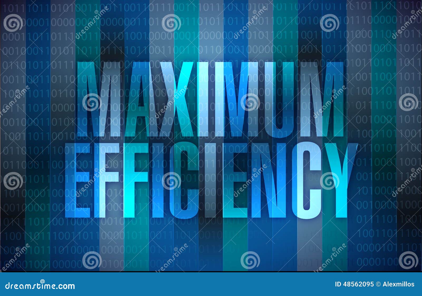 Maximum Efficiency Sign Illustration Stock Illustration - Illustration ...