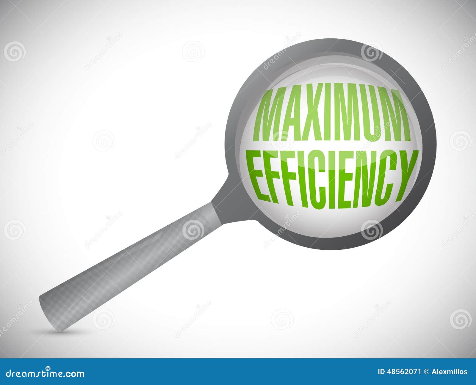 Maximum Efficiency Under Review Stock Illustration - Illustration of ...