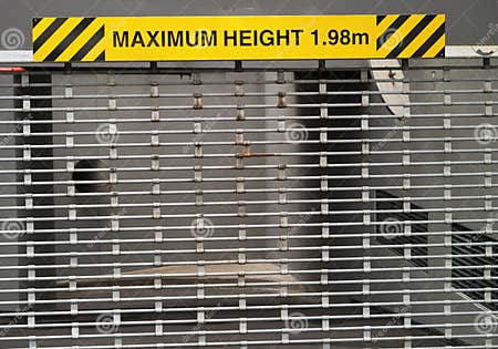 Maximum height sign stock photo. Image of warning, maximum - 11977136