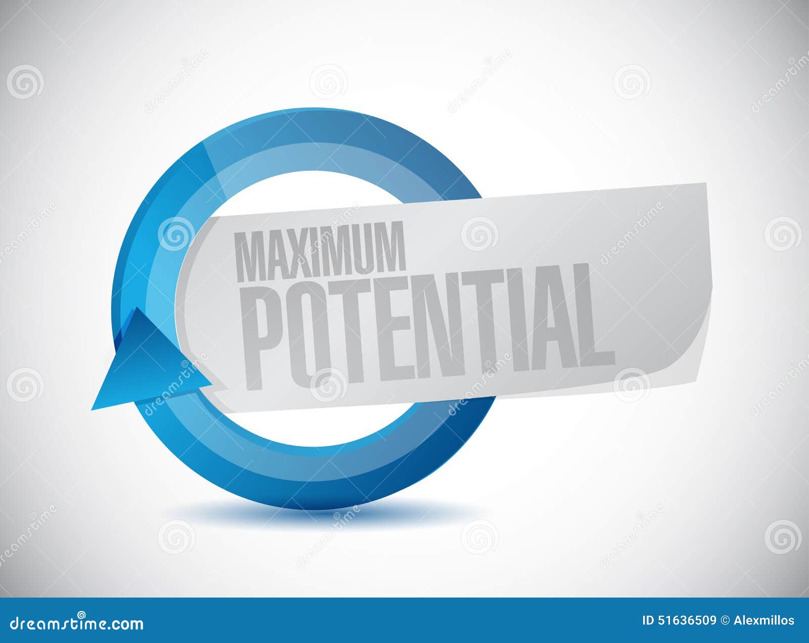 Maximum Potential Cycle Sign Concept Illustration Stock Illustration ...