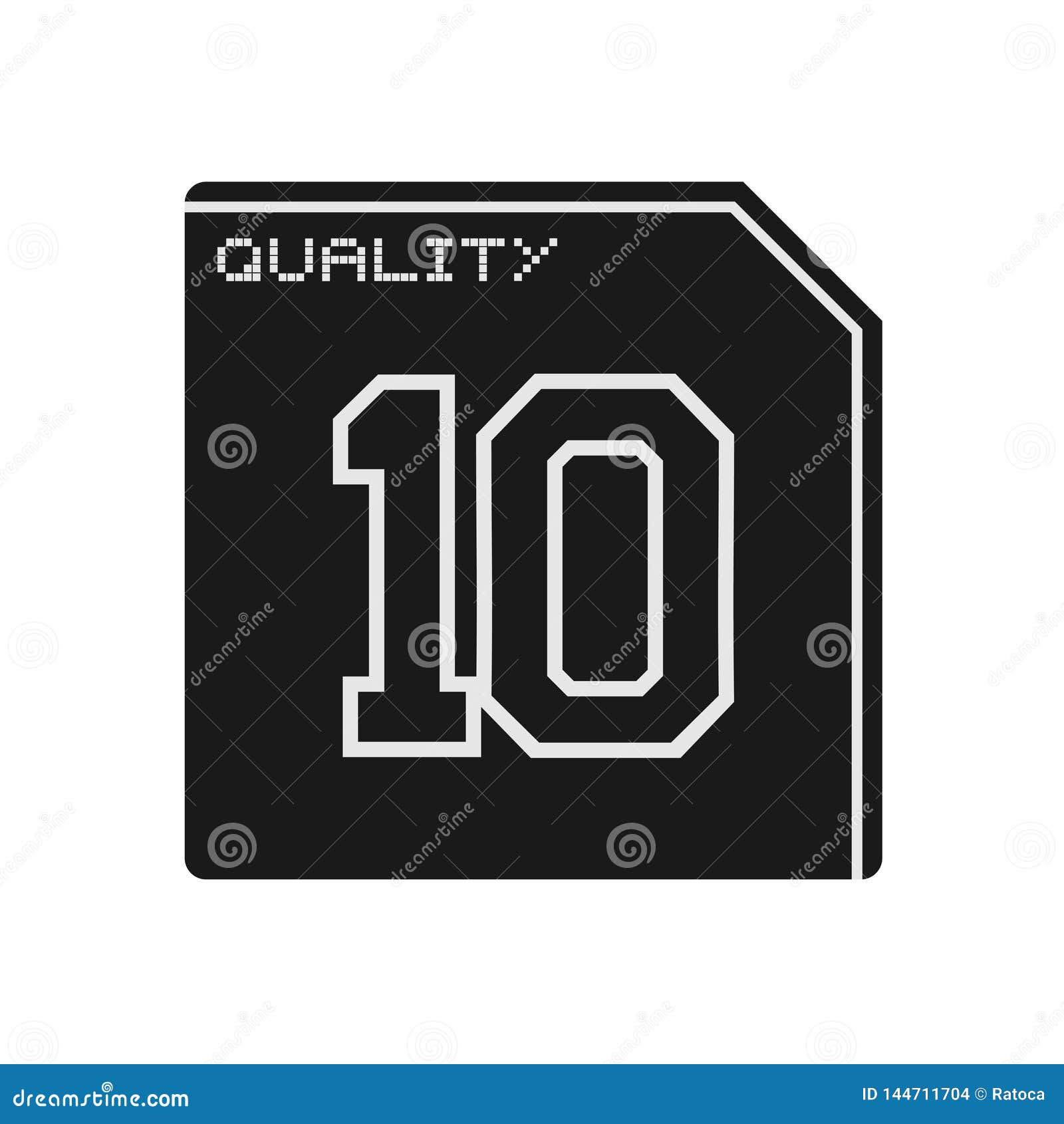 Maximum quality symbol stock vector. Illustration of award - 144711704