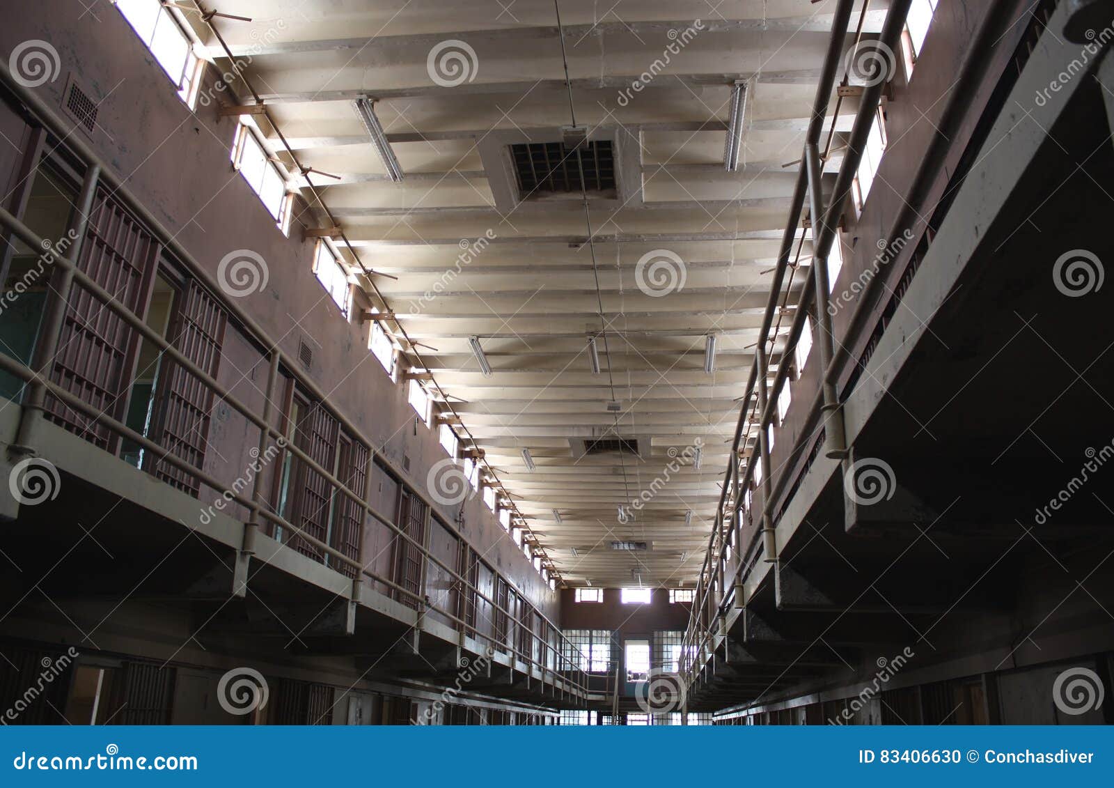 Maximum Security Prison Wing Stock Photo - Image of federal, convict ...