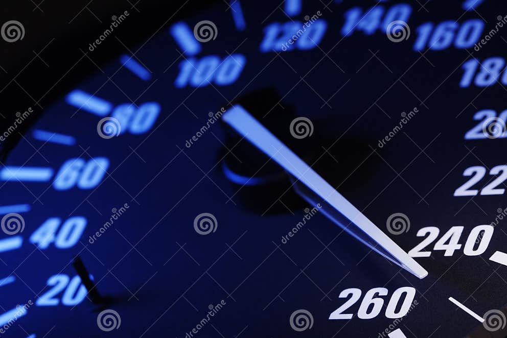 Maximum speed stock image. Image of panel, night, dial - 9579573