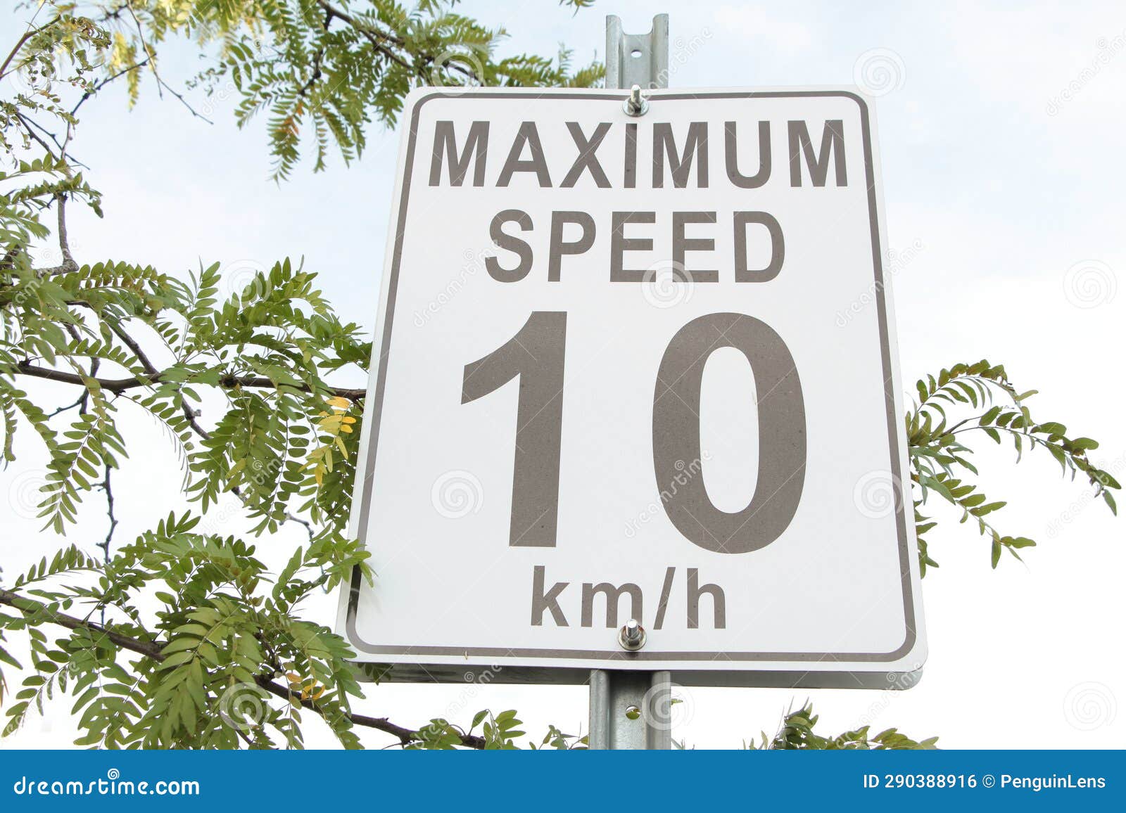 40 Kilometre An Hour Road Safety Speed Sign Royalty-Free Stock Photo ...