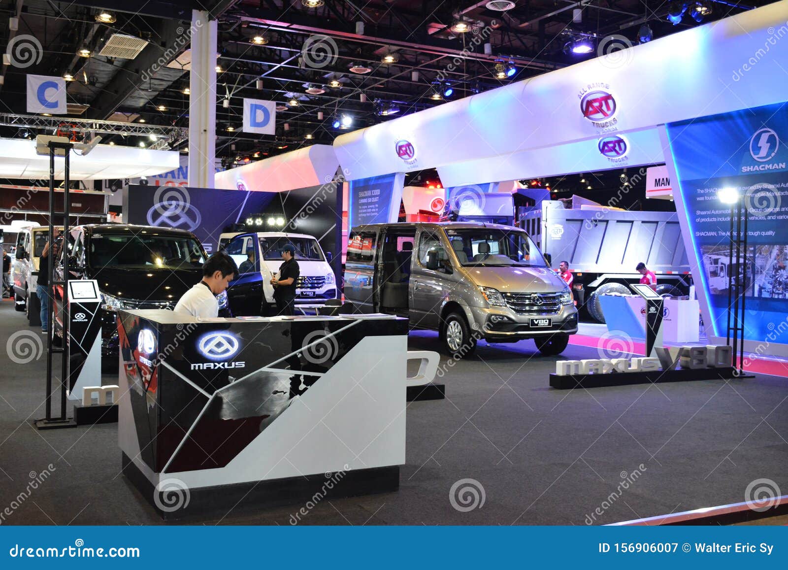 Maxus exhibit booth editorial photography. Image of china - 156906007