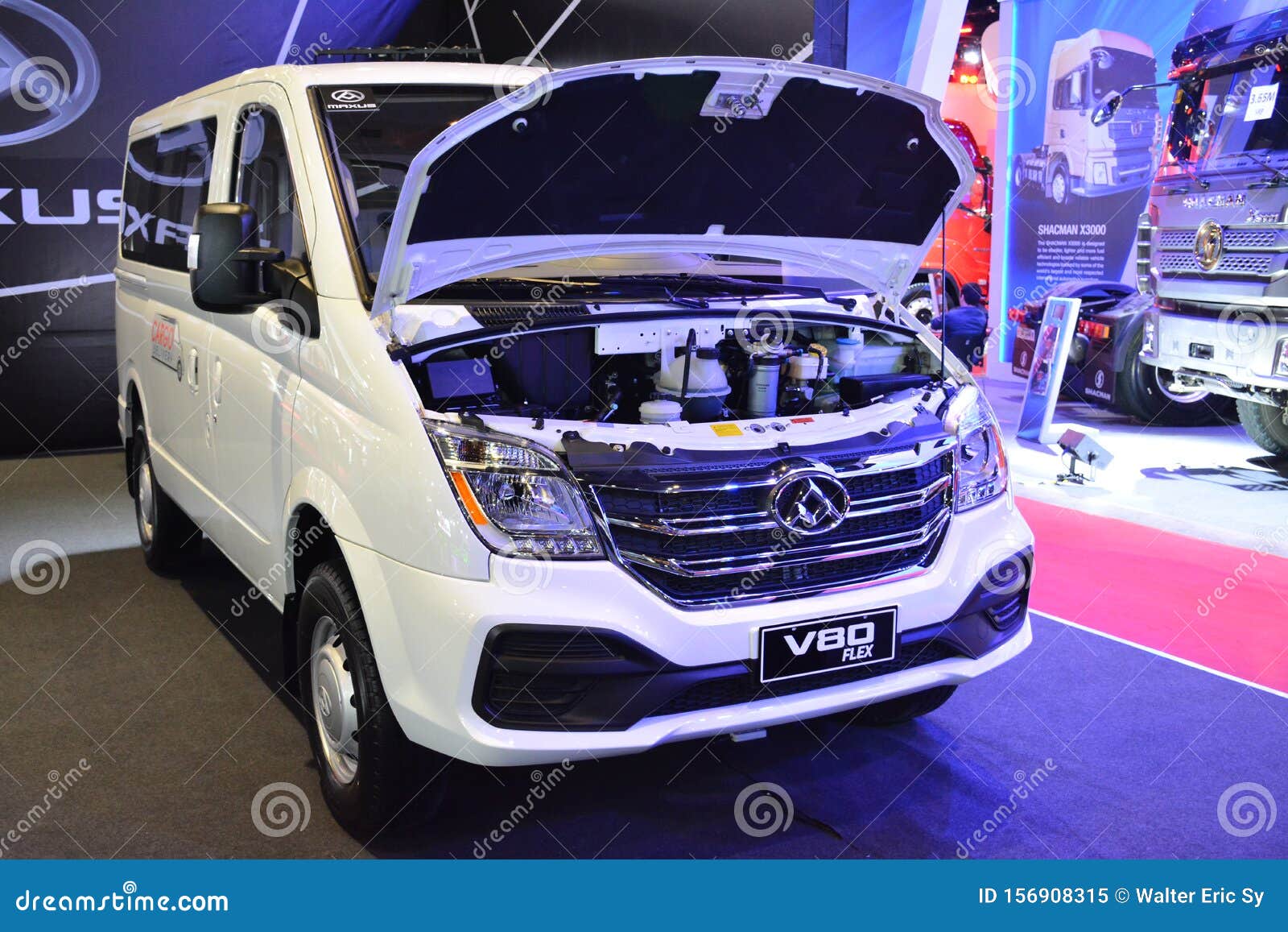 Maxus V80 van imagen editorial. Imagen de acontecimiento - 156908315