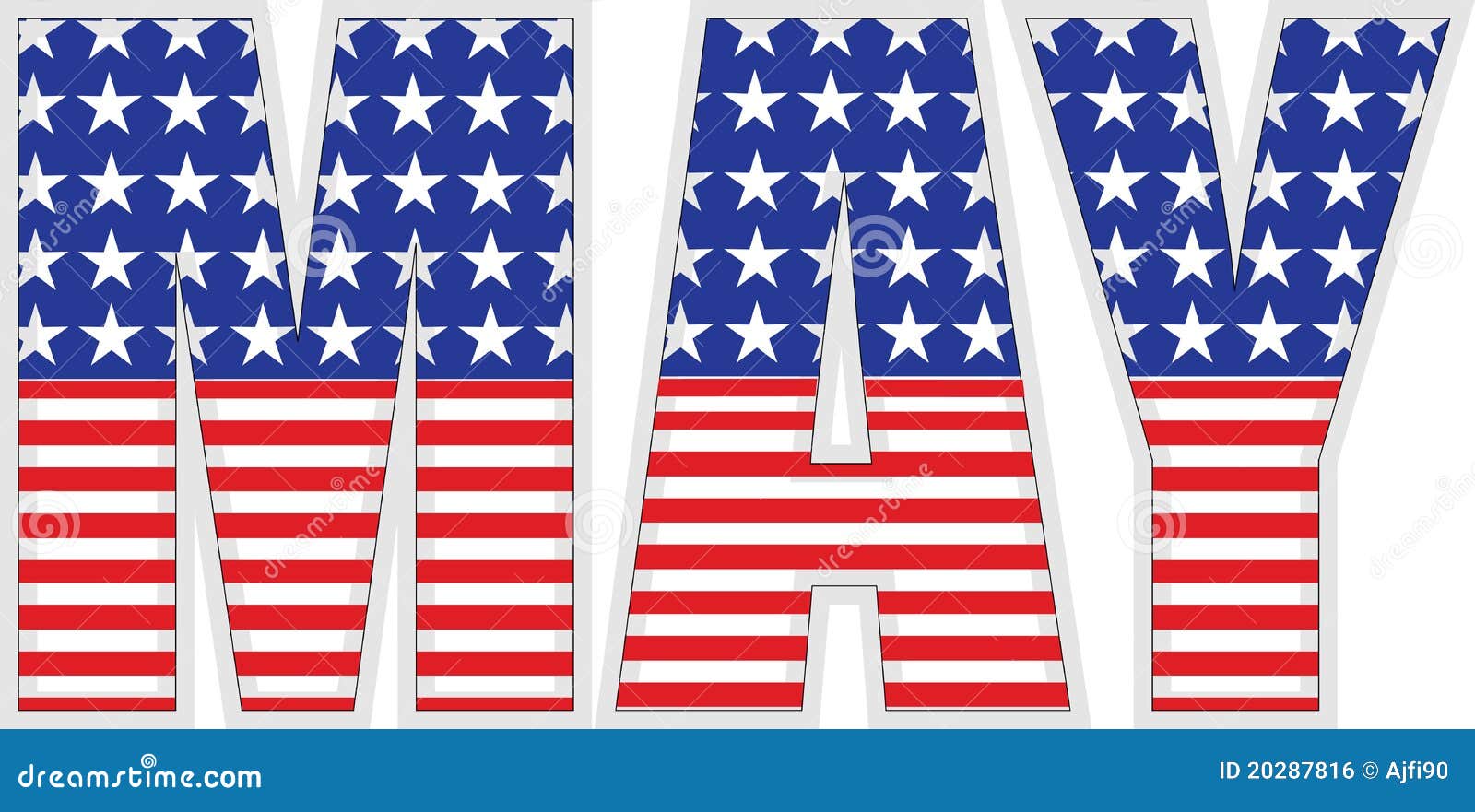 May stock illustration. Illustration of america, national - 20287816