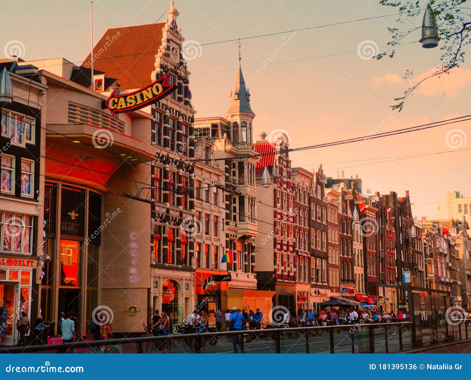 6 May, 2016, Amsterdam, Netherlands. Old Town Architecture Editorial ...