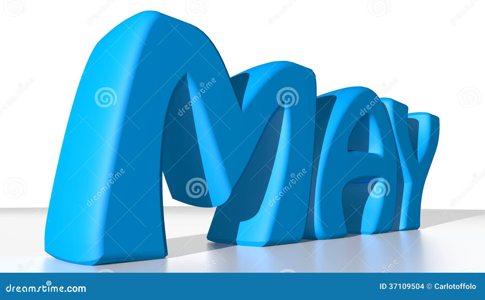 May blue stock illustration. Illustration of month, future - 37109504