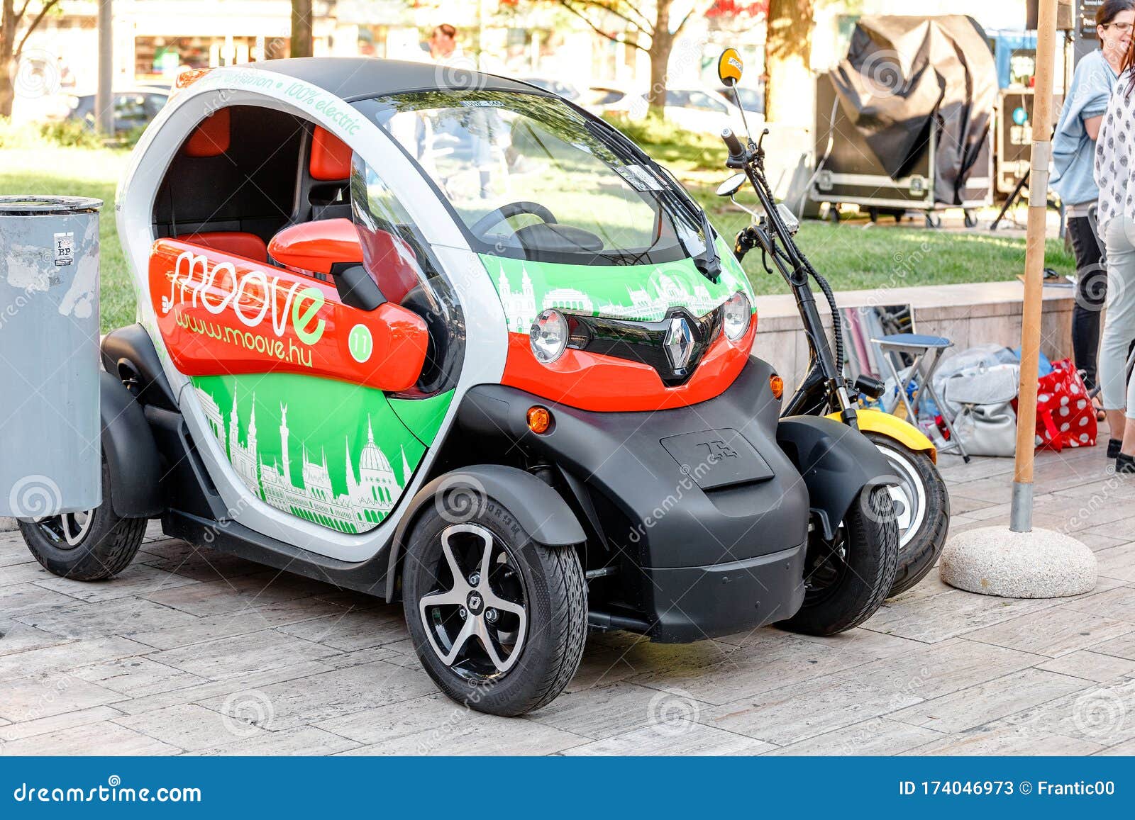 Excursion in Budapest by Renault Mini Electro Car Editorial Stock Photo ...