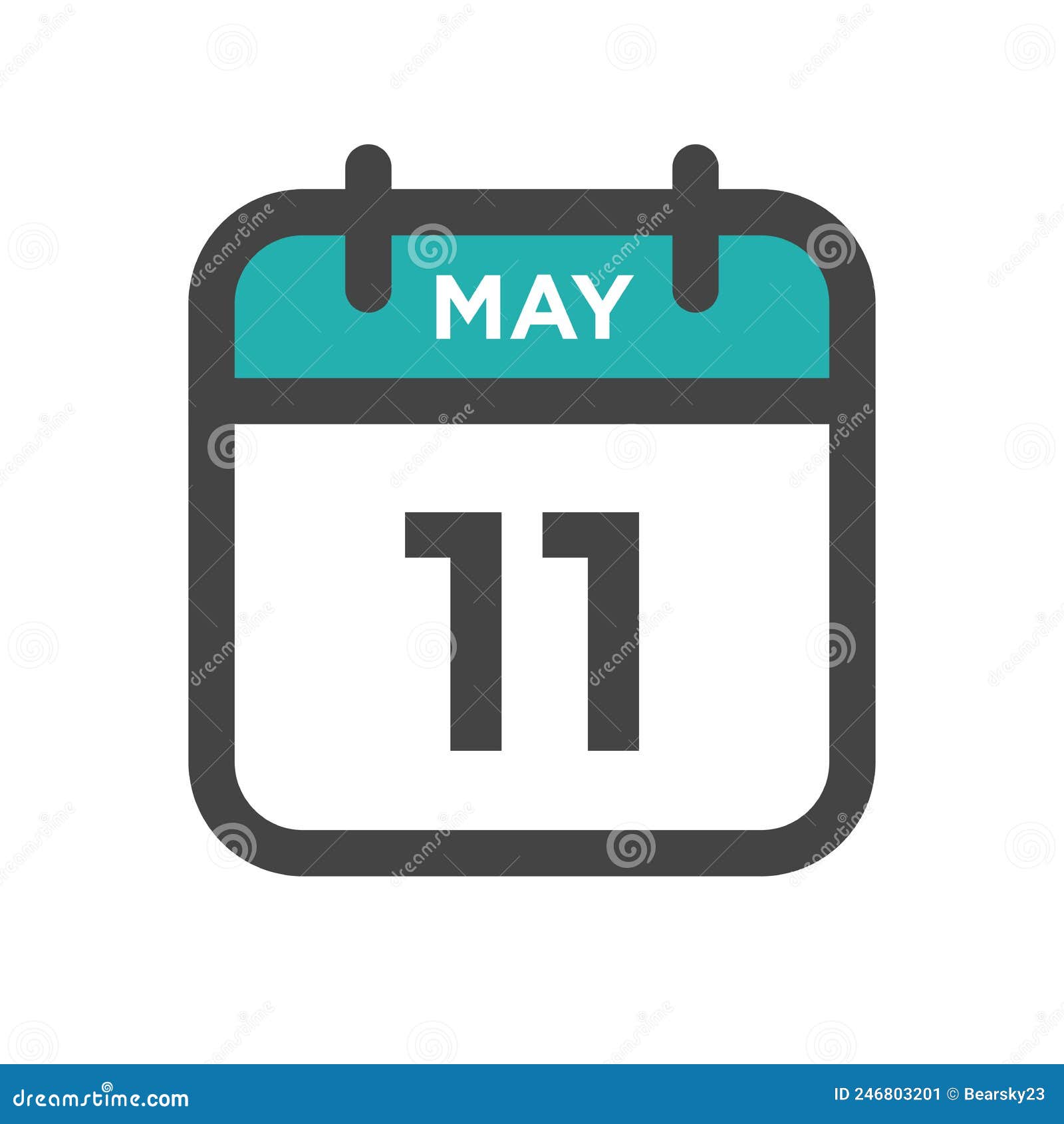 May 11 Calendar Day or Calender Date for Deadlines or Appointment Stock ...