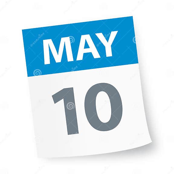 May 10 - Calendar Icon stock illustration. Illustration of 2021 - 127479167