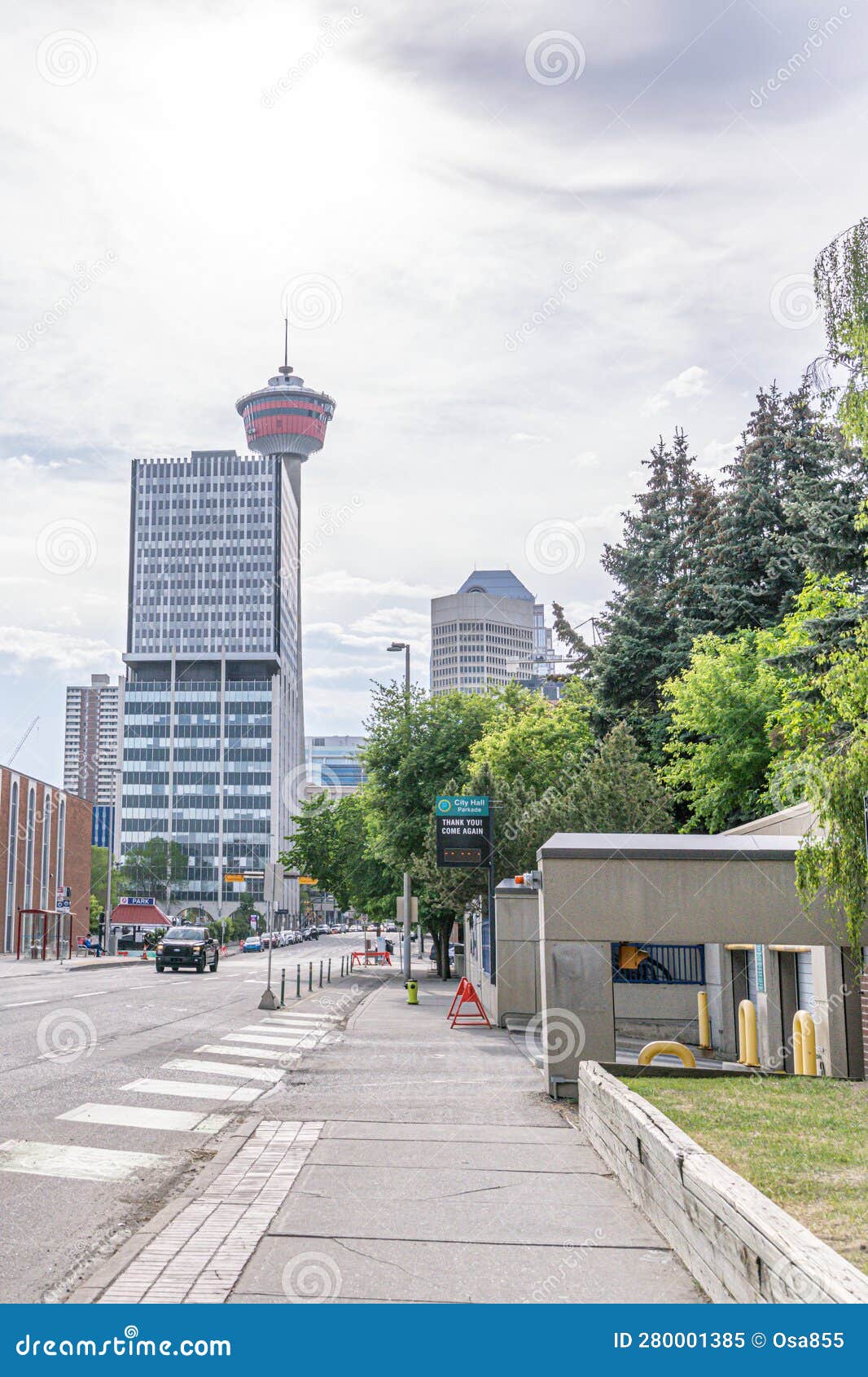 28 May 2023 - Calgary Alberta Canada - Downtown Calgary City Centre ...