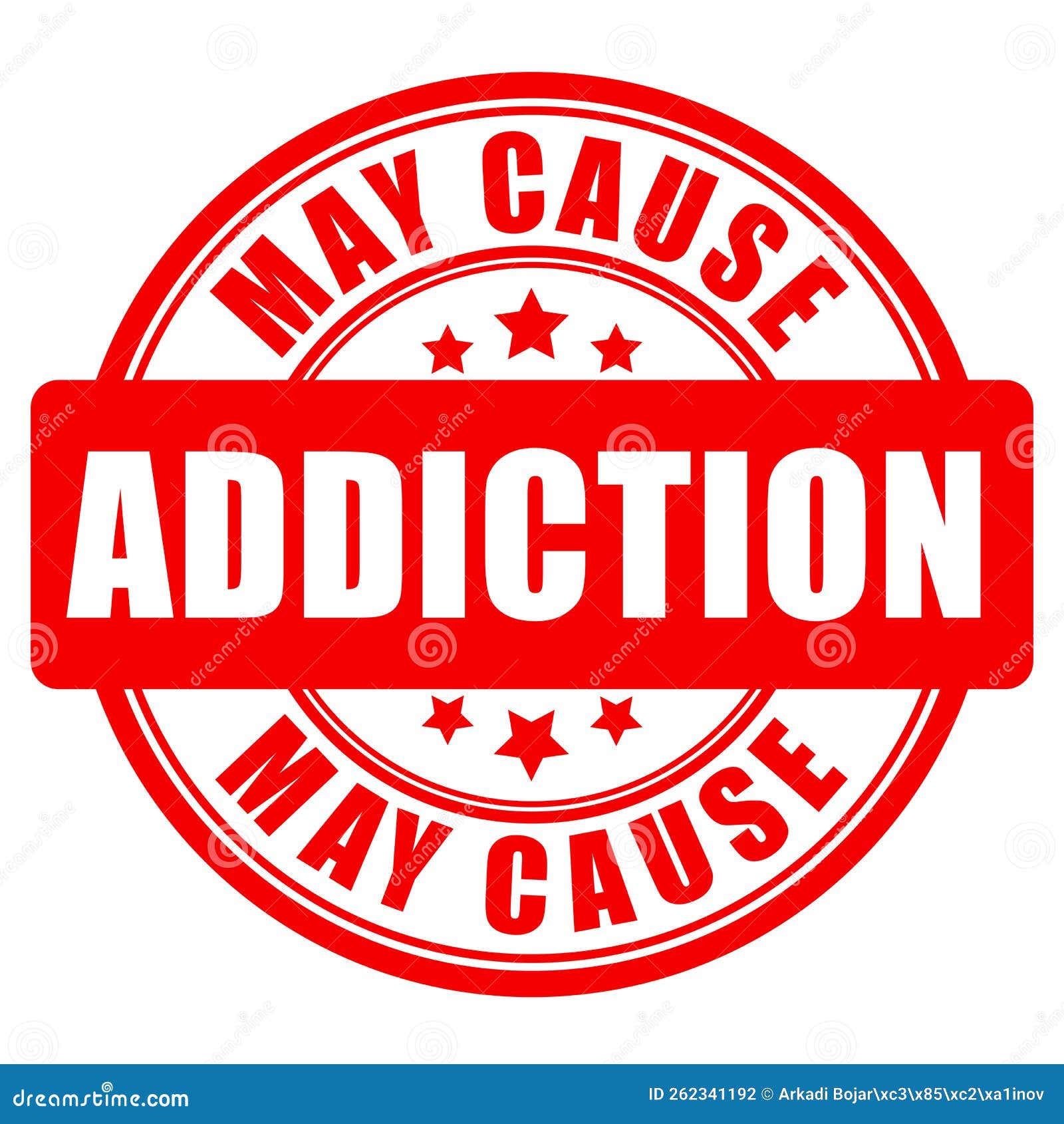May Cause Addiction Warning Sign Stock Vector - Illustration of ... May Cause Addiction Warning Sign Stock Vector - Illustration of ...