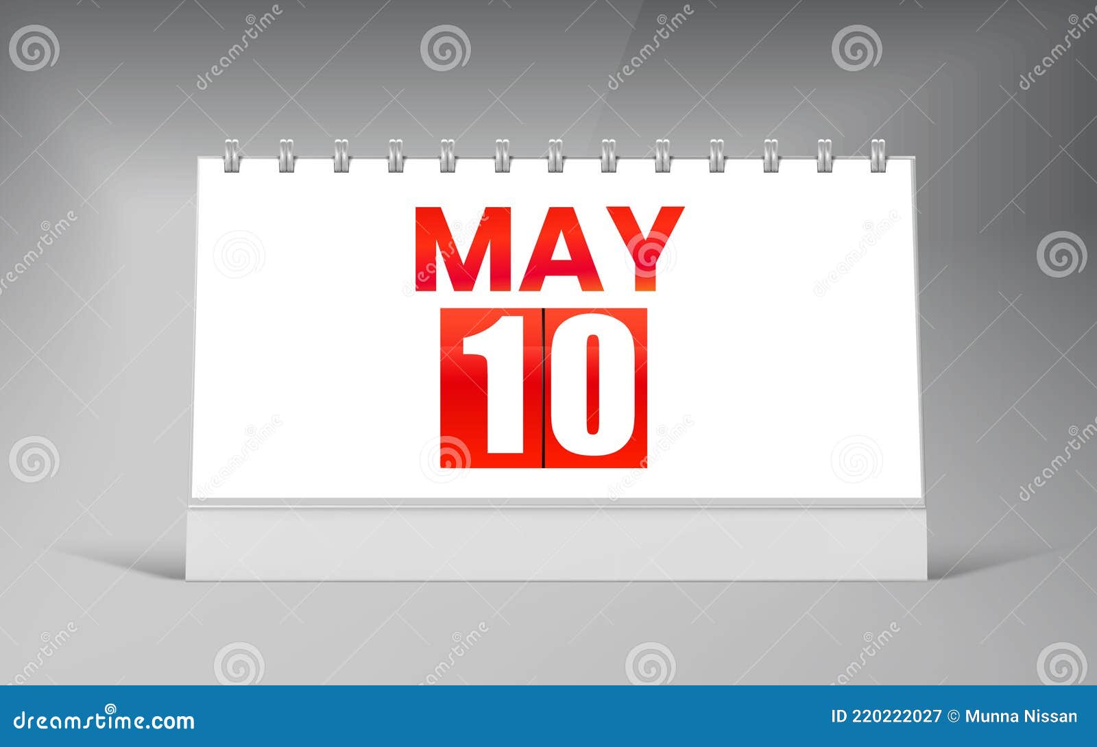 May 10, Desk Calendar Design Template. Single Date Calendar Design ...