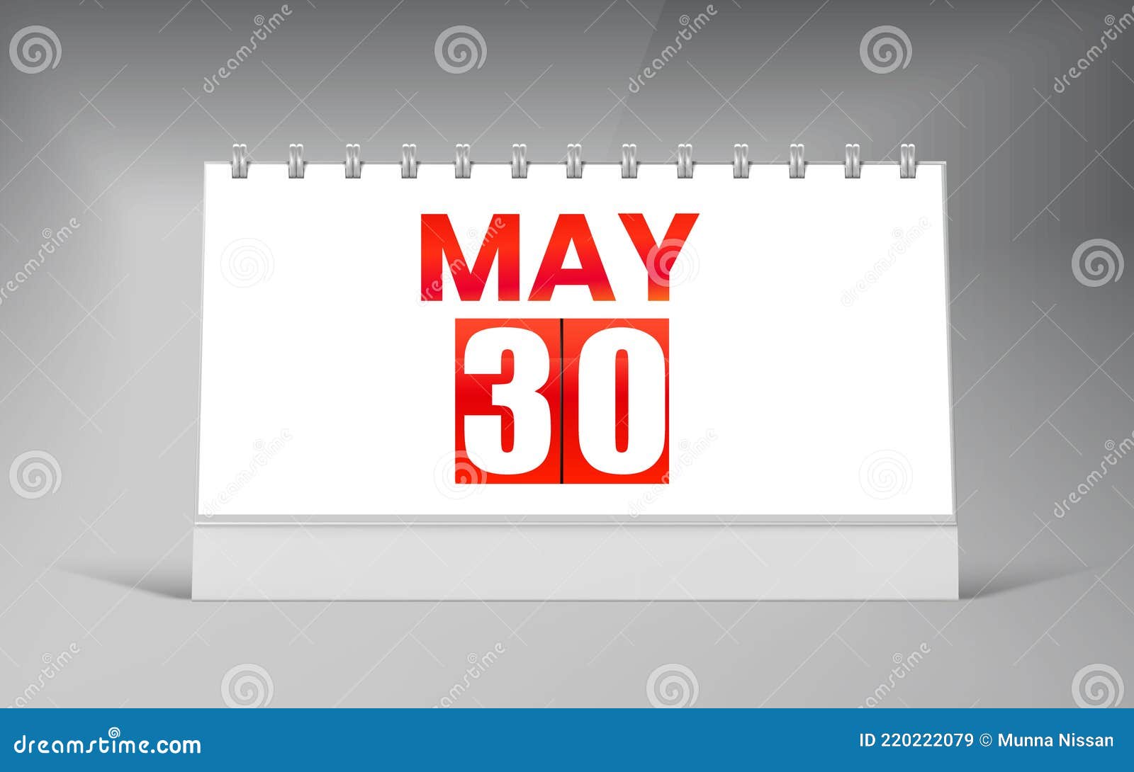 May 30, Desk Calendar Design Template. Single Date Calendar Design ...