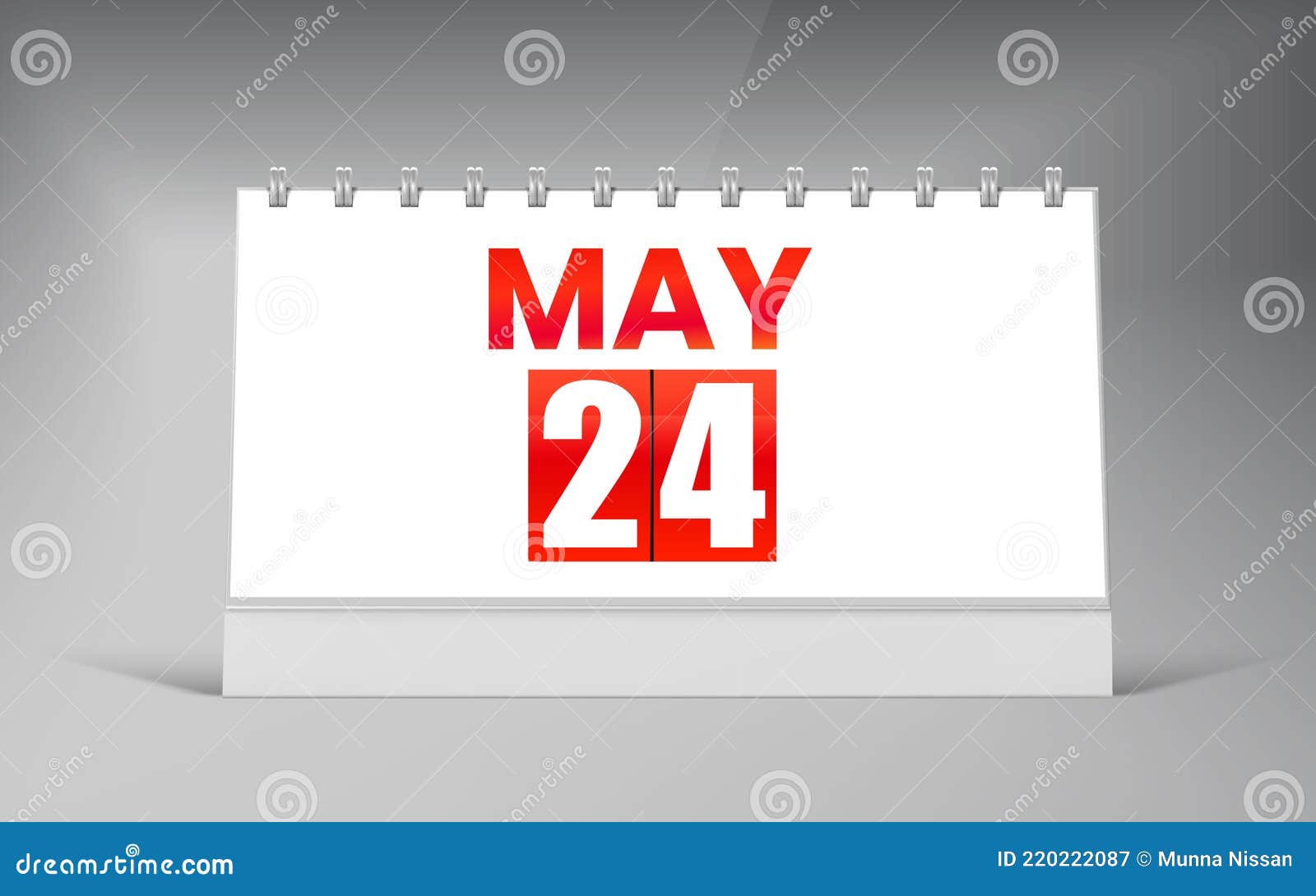 May 24, Desk Calendar Design Template. Single Date Calendar Design ...
