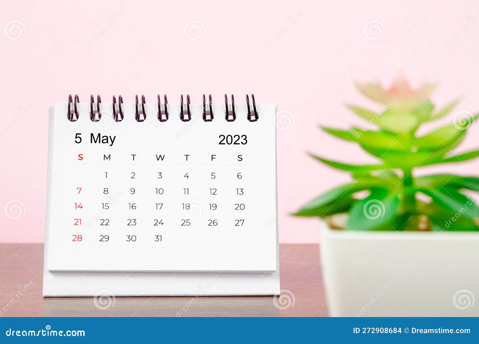 The May 2023 Desk Calendar for 2023 on the Table Stock Photo - Image of ...