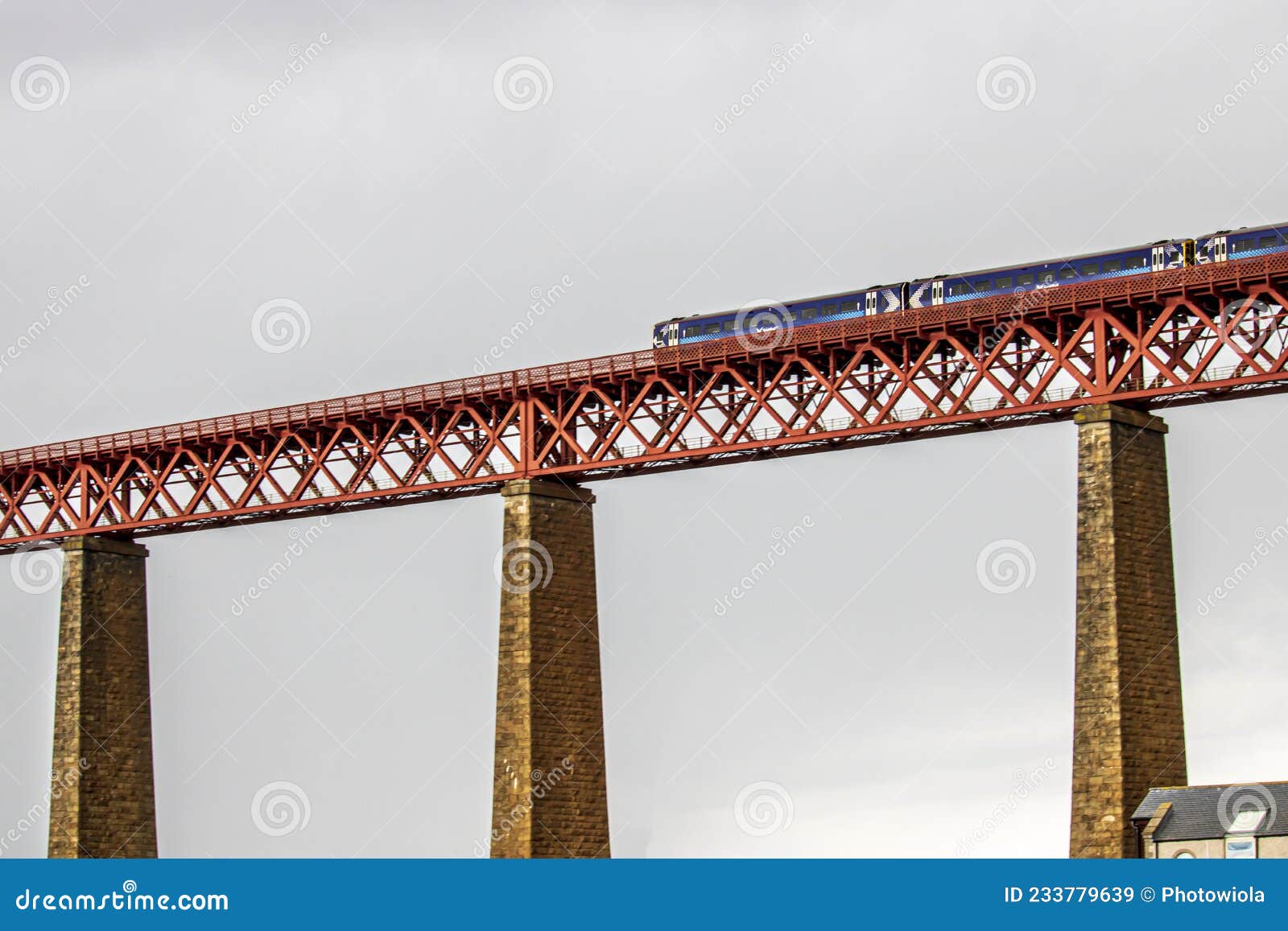 Edinburgh Railway Bridge Scotland England, Metal Structure. Editorial ...