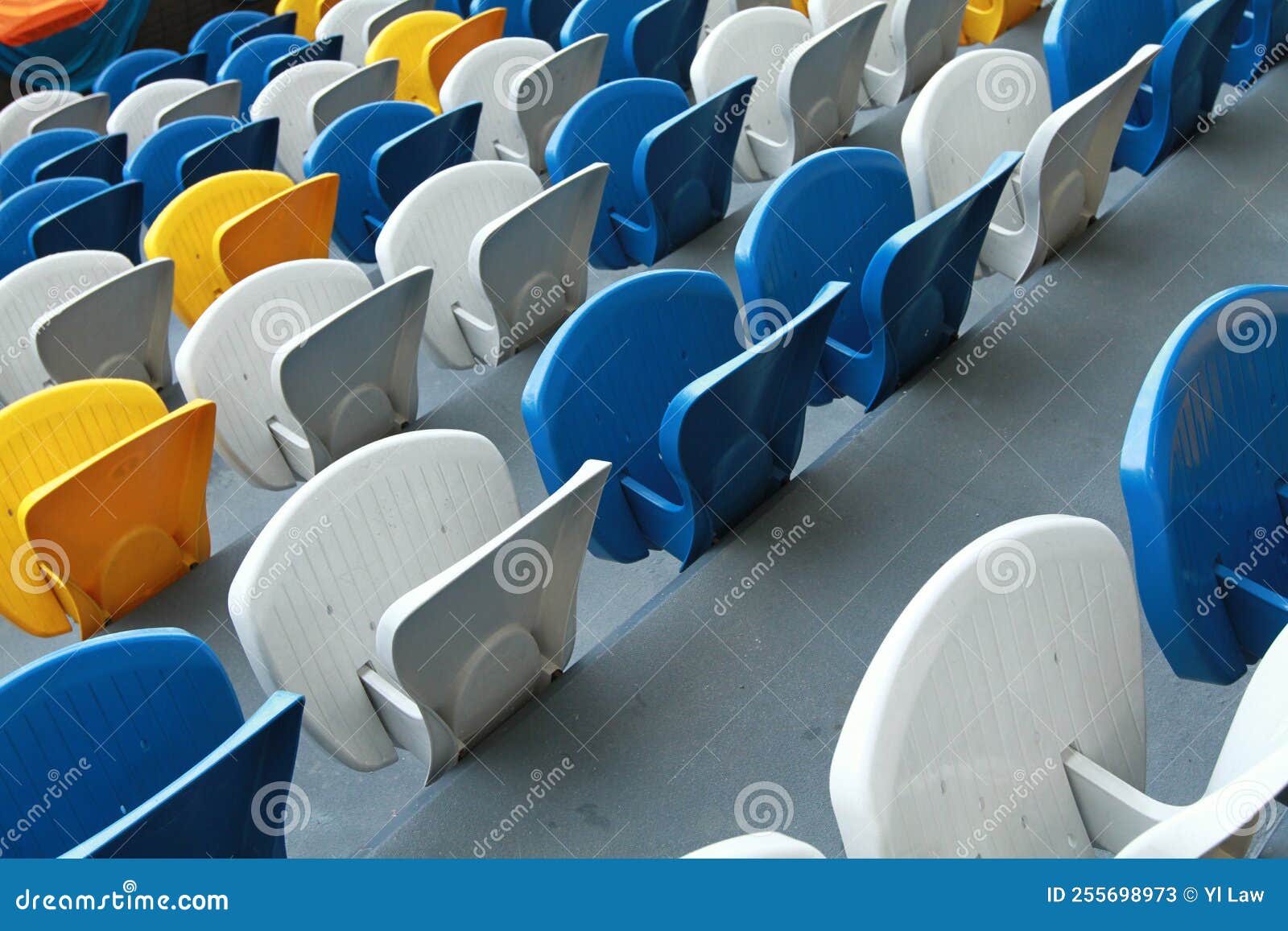 The Empty Stadium Seats, Empty Bleachers, Hk 21 May 2011 Stock Image ...