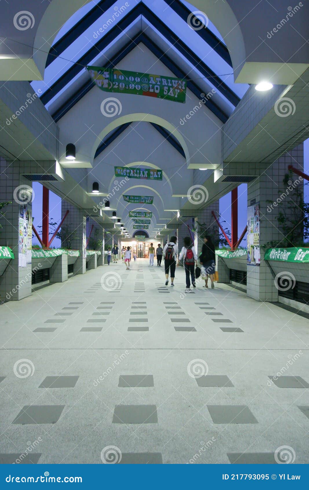 7 May 2005 the Hall Way at the Hkust , Hong Kong Editorial Image ...