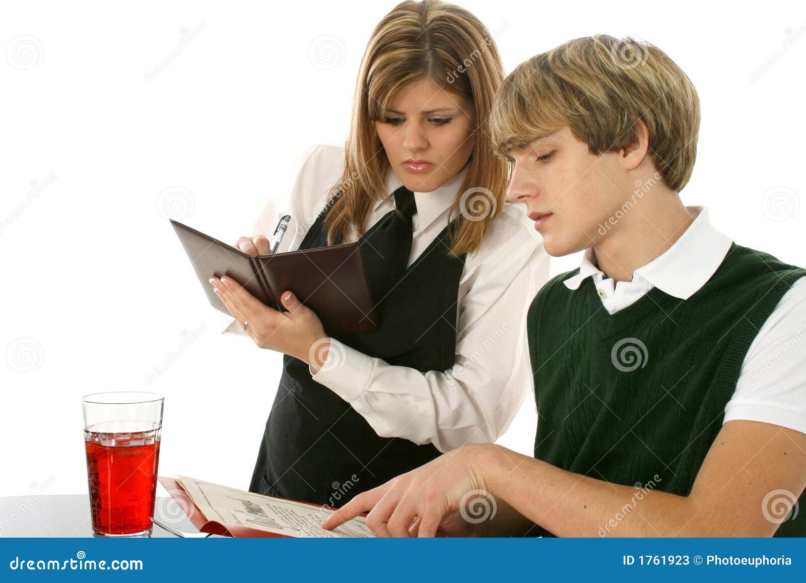 May I Take Your Order stock image. Image of server, drink - 1761923
