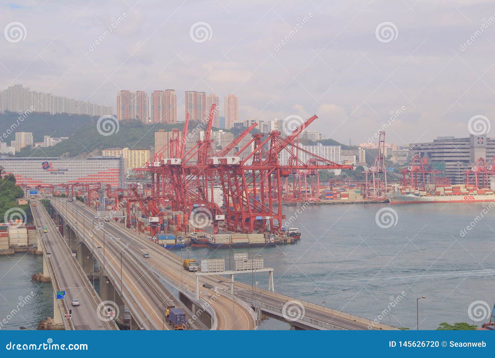 3 May 2014 Kwai Tsing Container Terminal Editorial Image - Image of ...