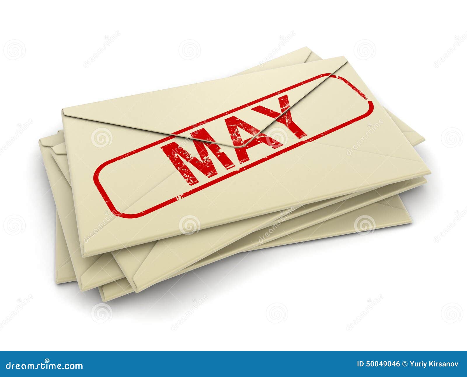 May Letters (clipping Path Included) Stock Illustration - Illustration ...