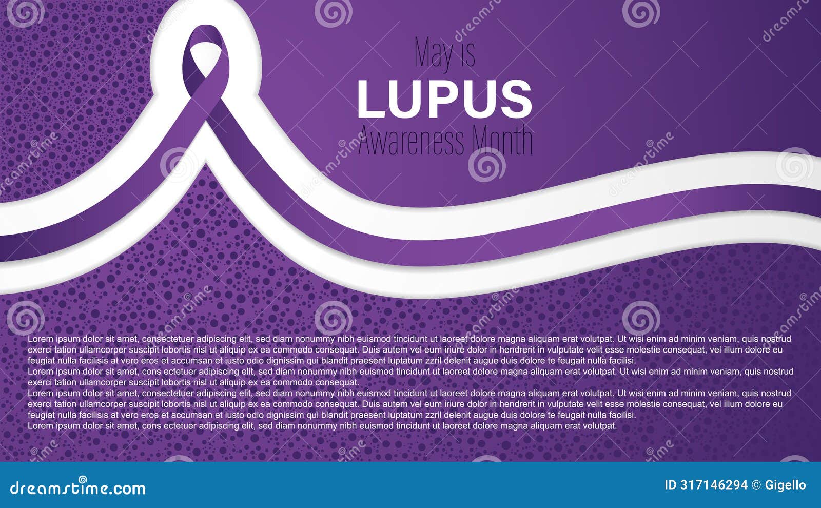 Lupus Awareness Month Symbol Stock Illustration | CartoonDealer.com ...
