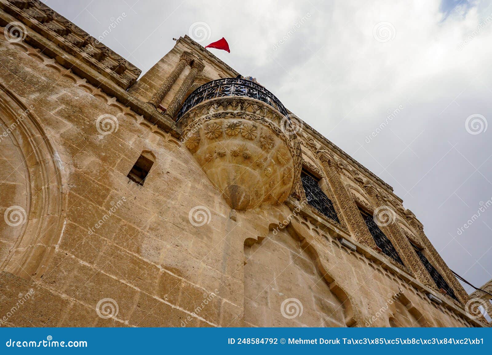 12 May 2022 Midyat Mardin Turkey. Cityscape and Churches of Midyat ...