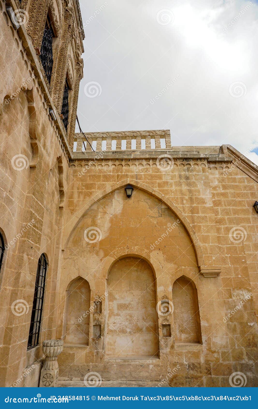 12 May 2022 Midyat Mardin Turkey. Cityscape and Churches of Midyat ...
