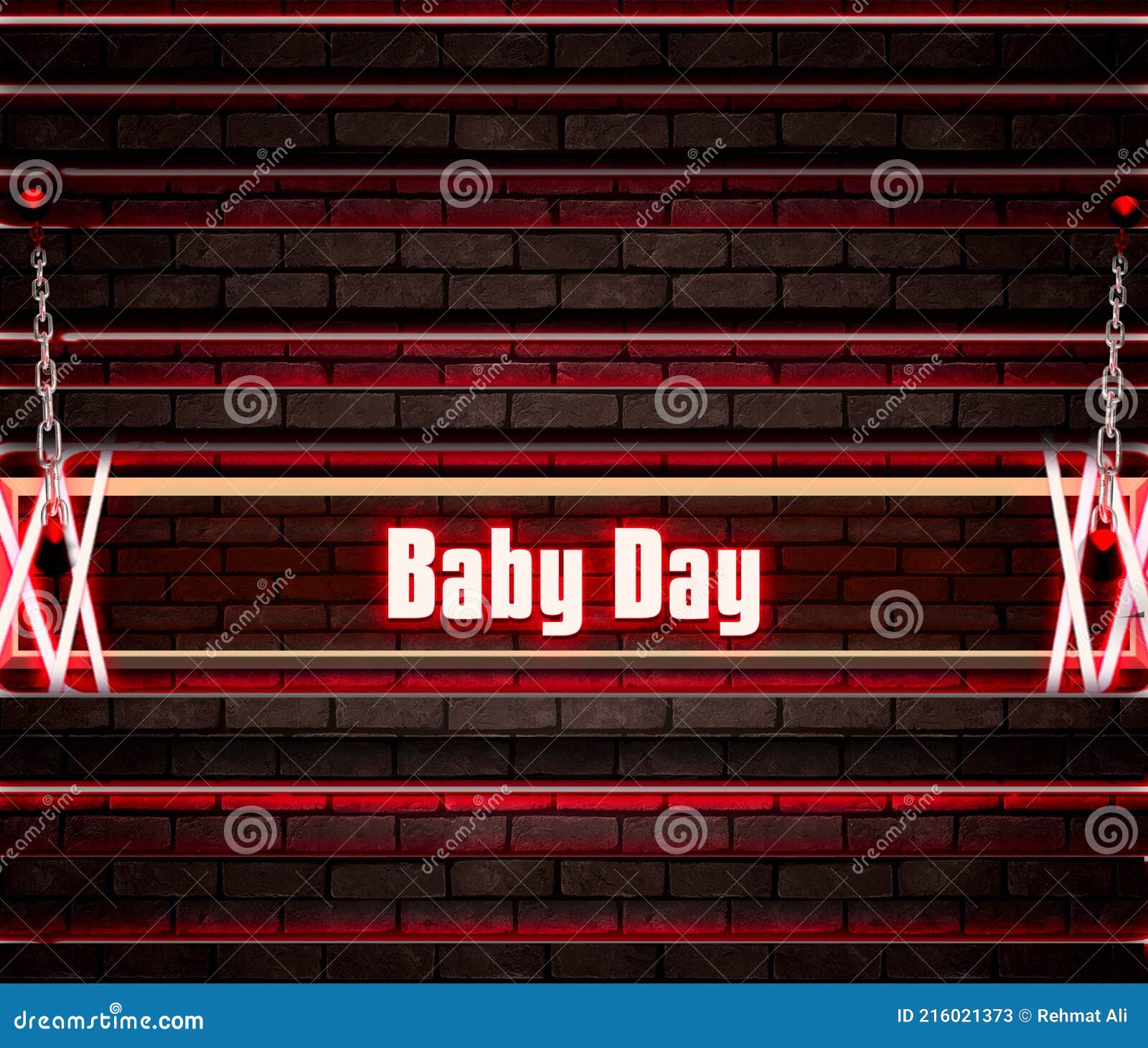 May Month, Day of May. Baby Day, on Bricks Background Stock ...