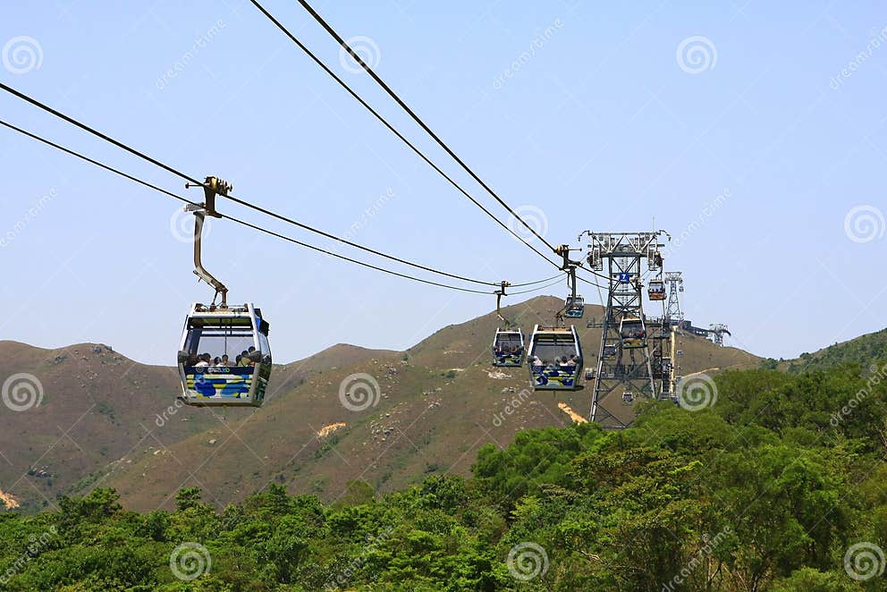 Nong Ping Cable Car. 2 May 2019 Hk Editorial Photo - Image of ping ...