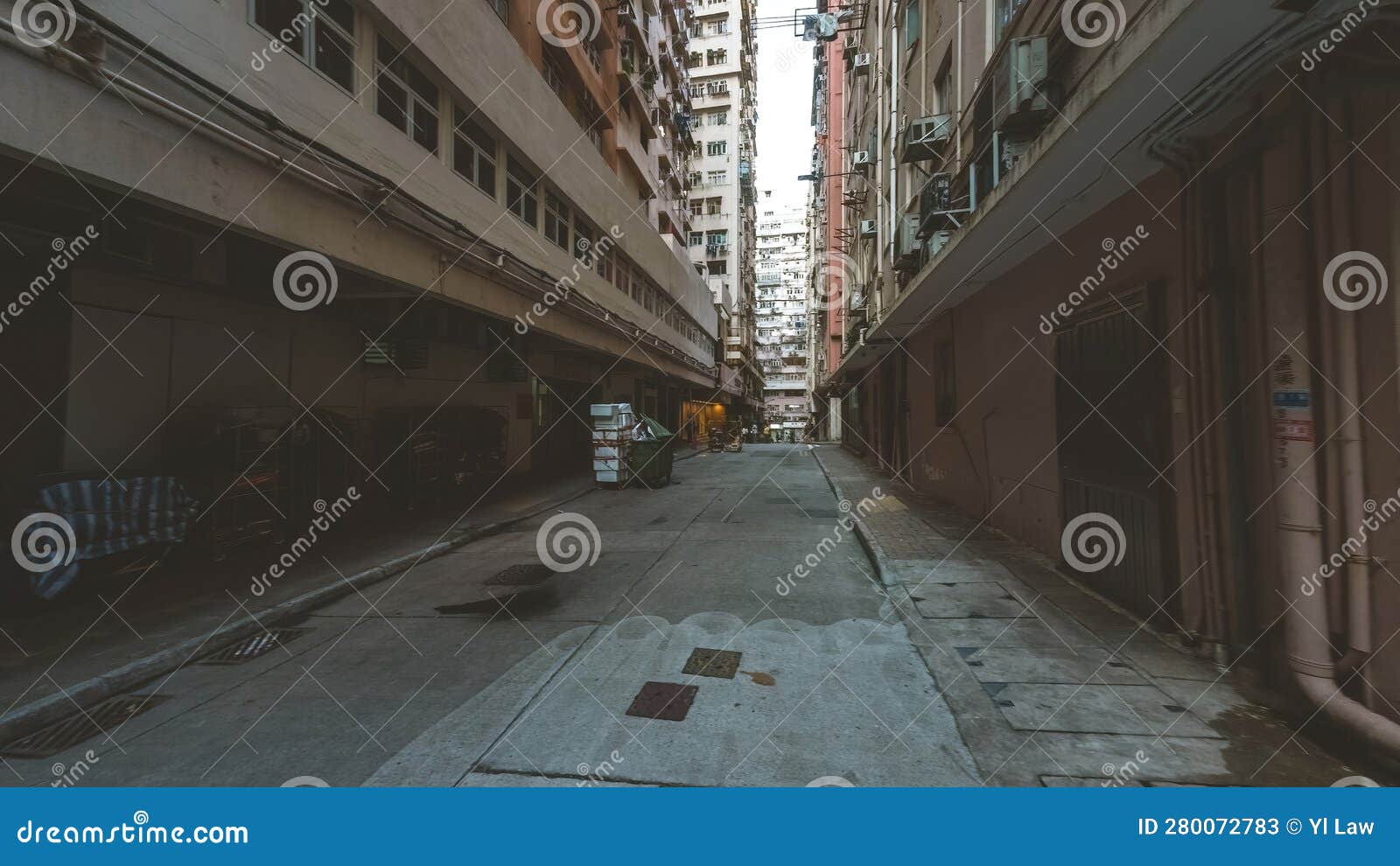 May 29 2023 North Point, Ally at Old Building in Hong Kong Editorial ...