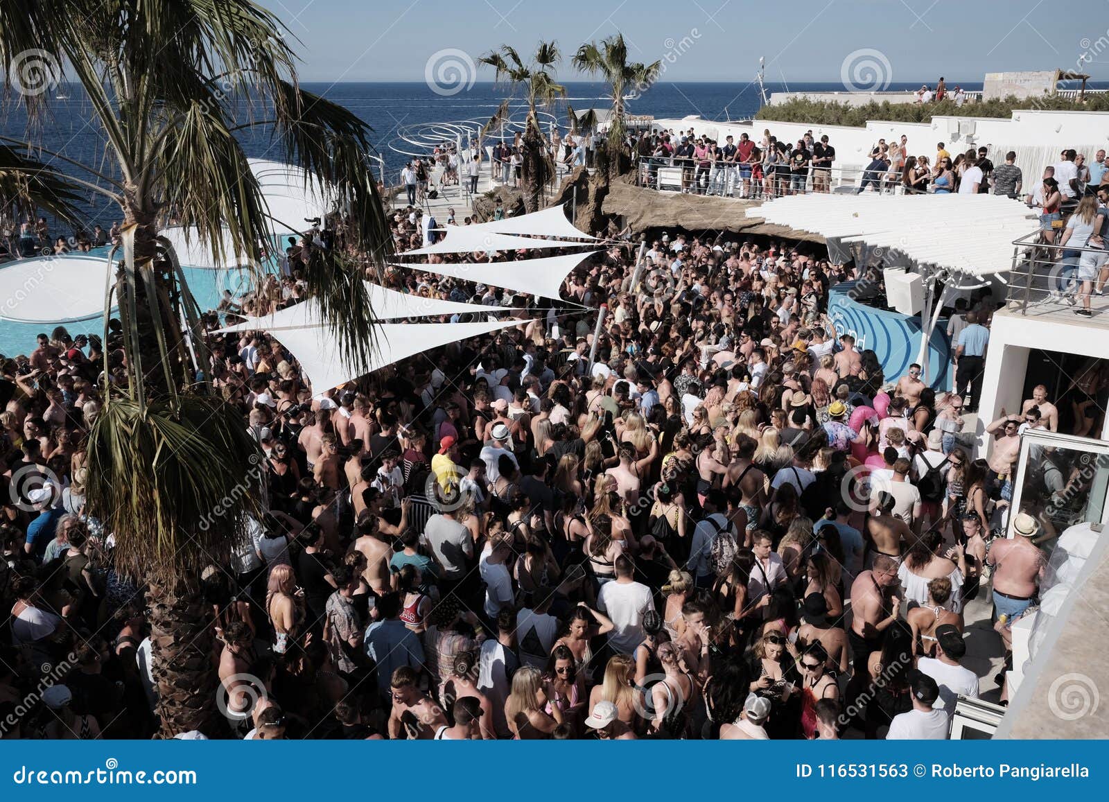 May 6, 2018 Outdoor Disco Bugibba, Malta Editorial Stock Photo - Image ...