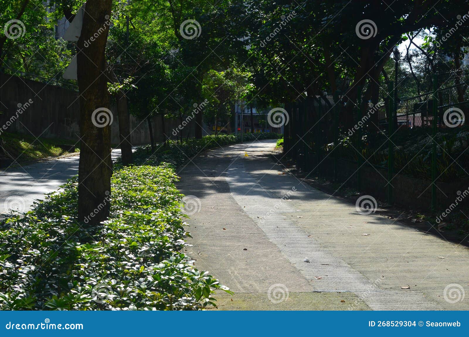 24 May 2013 Park in City, Pedestrian Way at Summer Stock Photo - Image ...