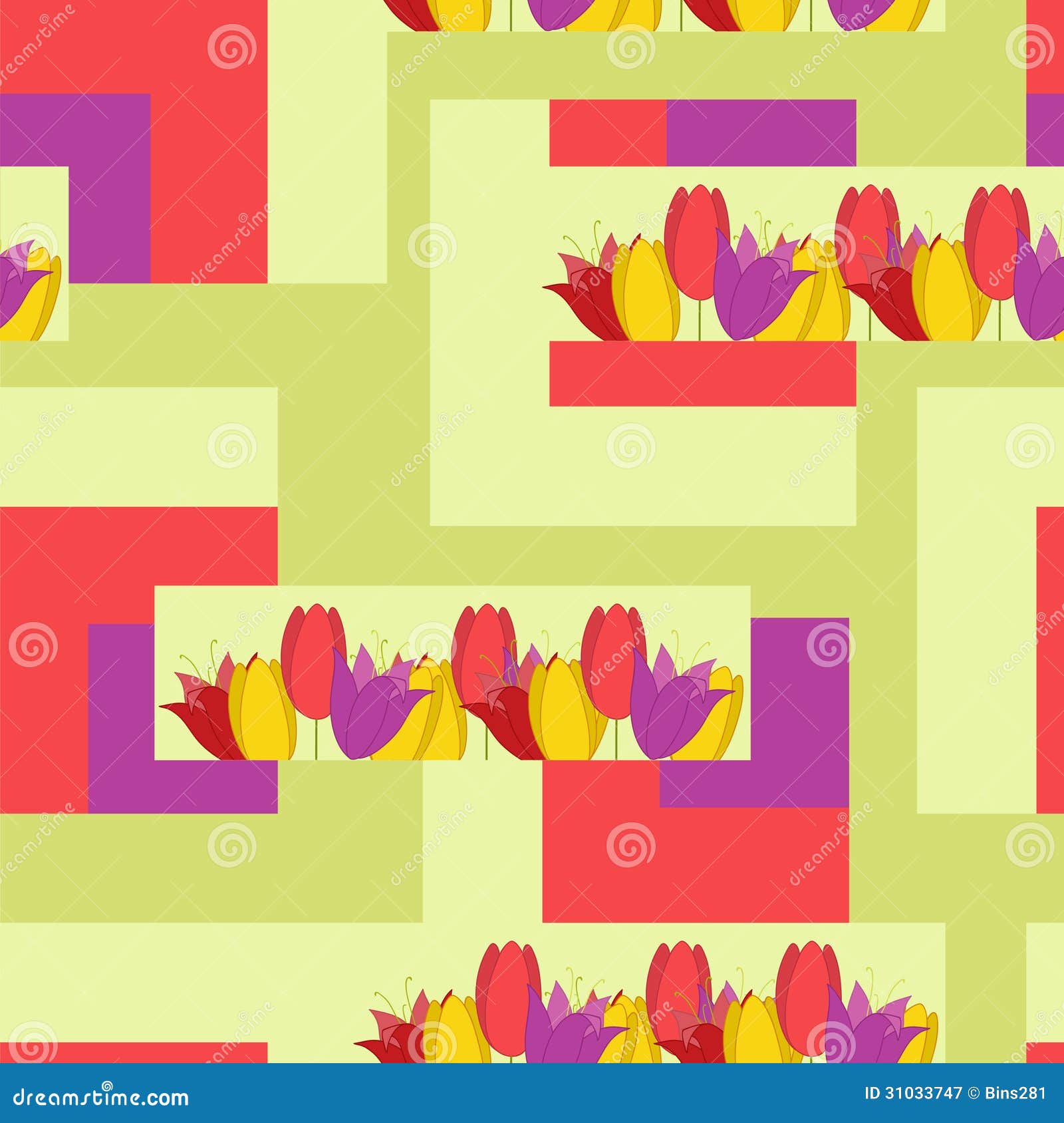 May Pattern Cartoon Vector | CartoonDealer.com #31033747