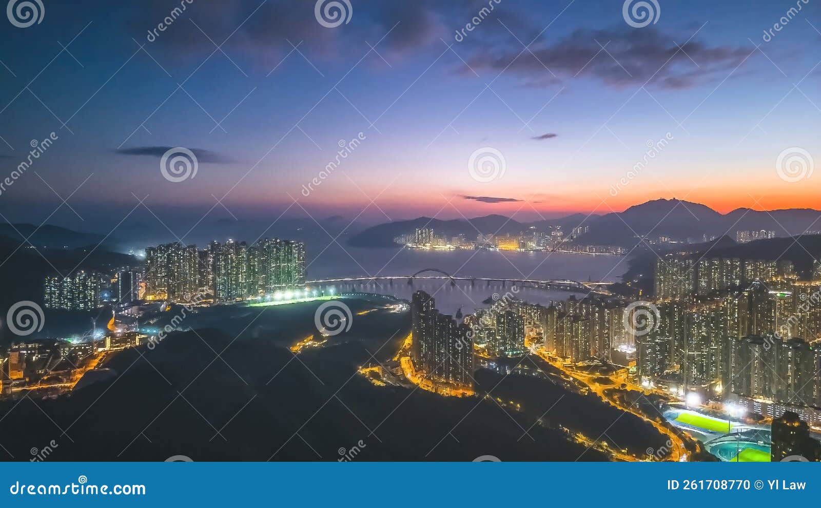 17 May 2022 Residential Building at Hang Hau District, Night View ...