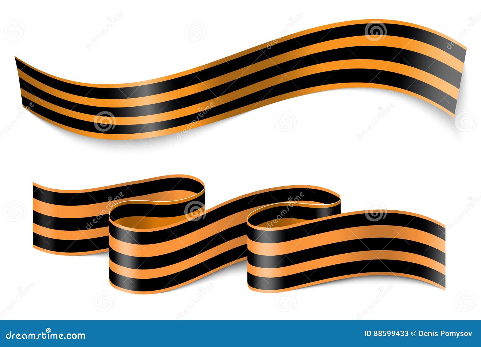 9 May Ribbons, Stock Illustration Stock Vector - Illustration of ...