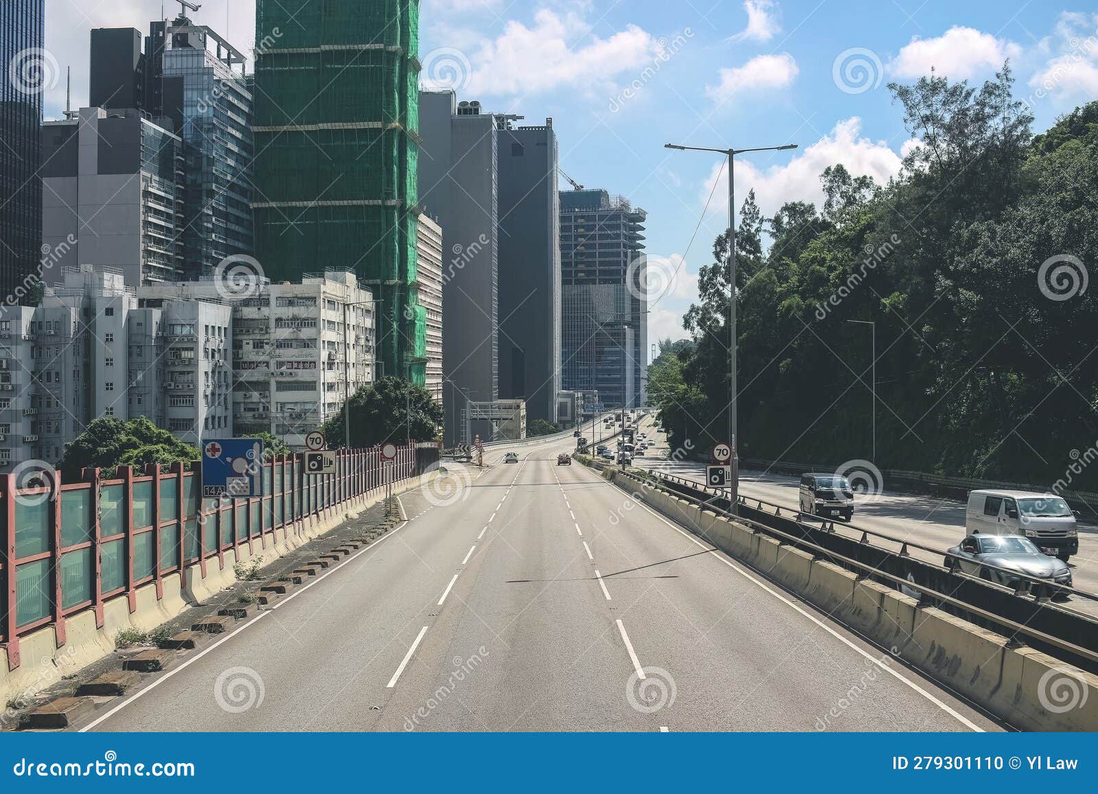 May 26 2023 the Road Scape of Ching Cheung Road Editorial Image - Image ...