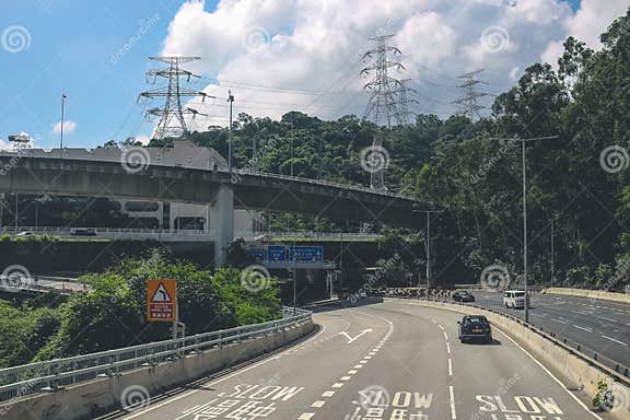 May 26 2023 the Road Scape of Ching Cheung Road Editorial Stock Photo ...