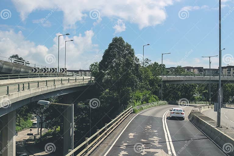 May 26 2023 the Road Scape of Ching Cheung Road Editorial Image - Image ...