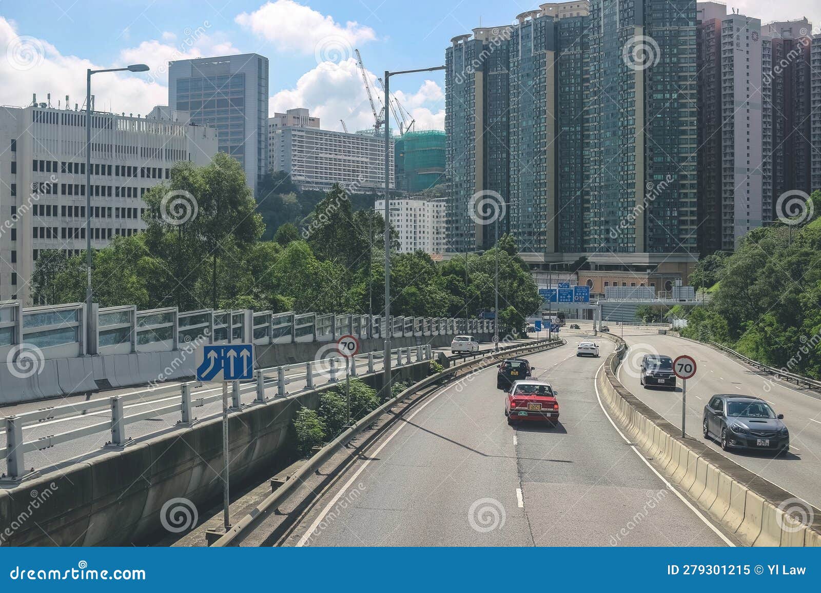May 26 2023 the Road Scape of Ching Cheung Road Editorial Image - Image ...