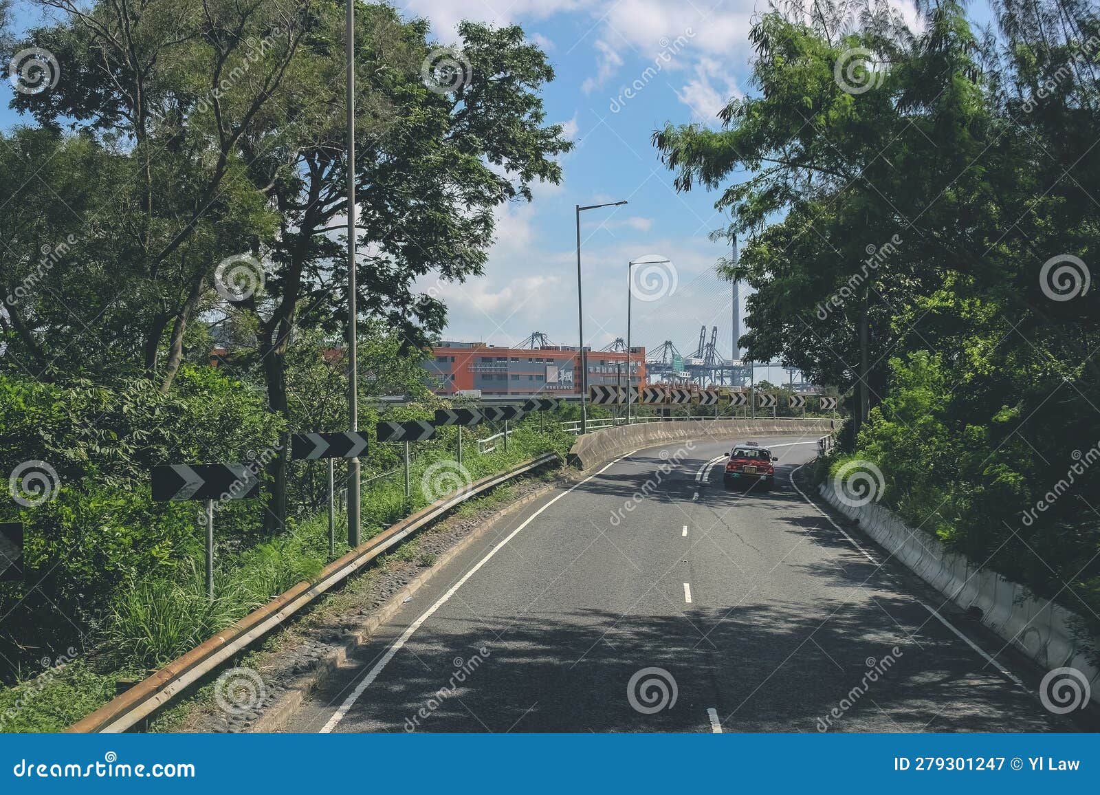 May 26 2023 the Road Scape of Ching Cheung Road Editorial Photography ...