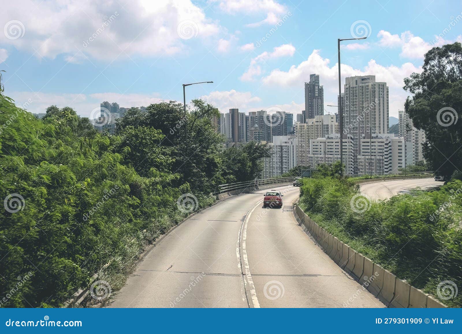 May 26 2023 the Road Scape of Lung Cheung Road, Hk Editorial Stock ...