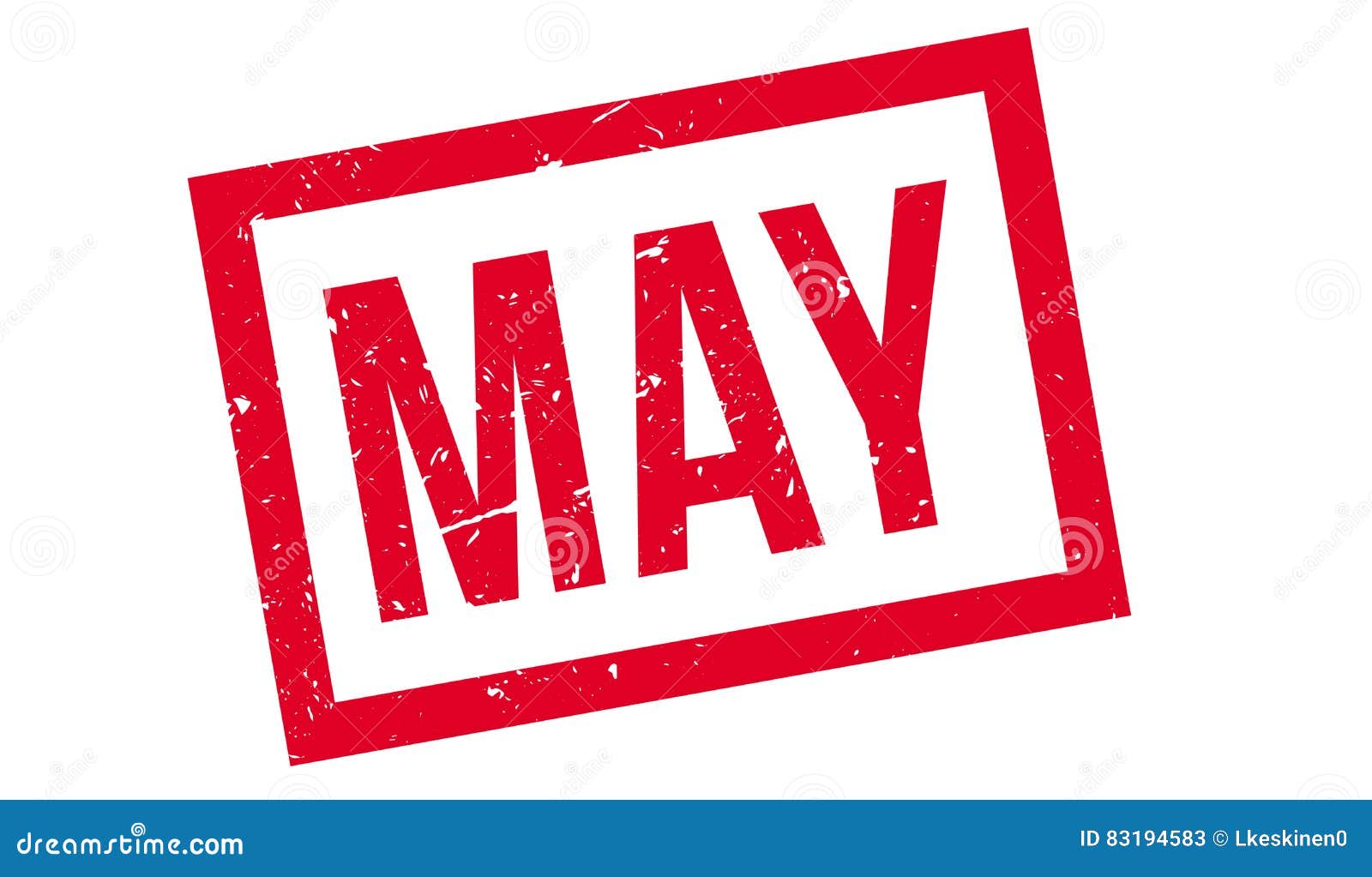 May rubber stamp stock illustration. Illustration of monthly - 83194583